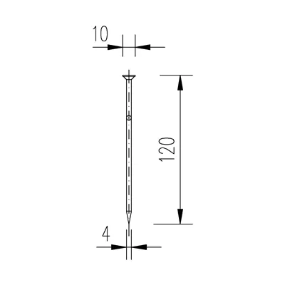 DIN 1151 130x4,5 hřebík stavební 5kg | Kondor s.r.o.